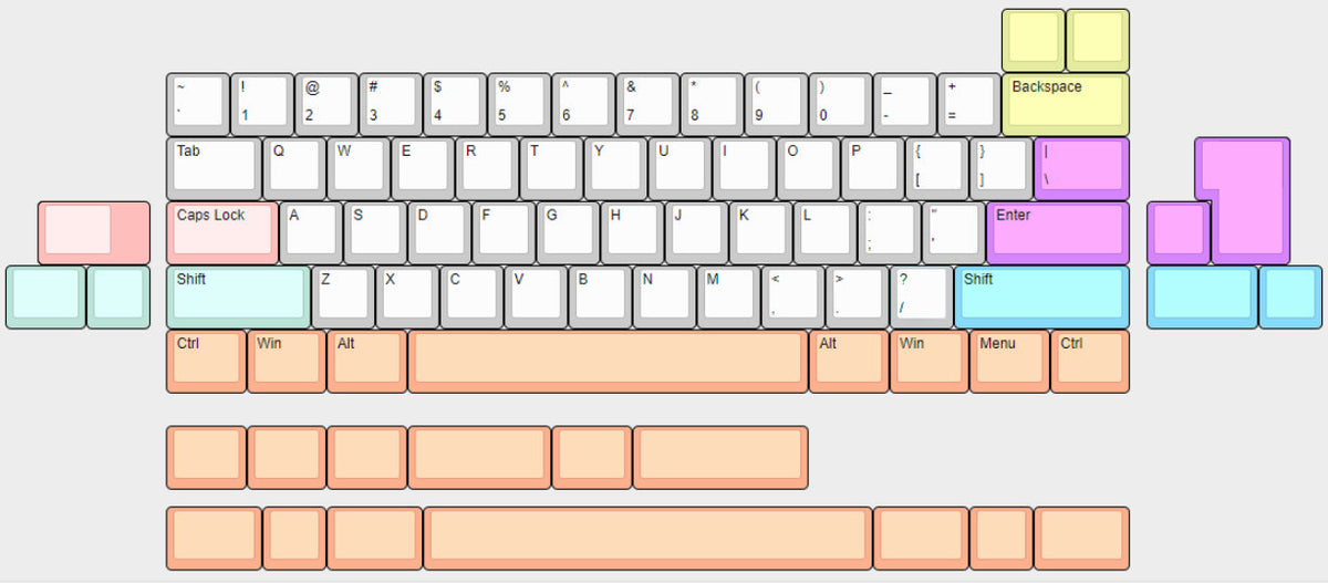 Waldo 60 - MX and Alps, 60 Percent PCB with USB-C and RGB Underglow ...
