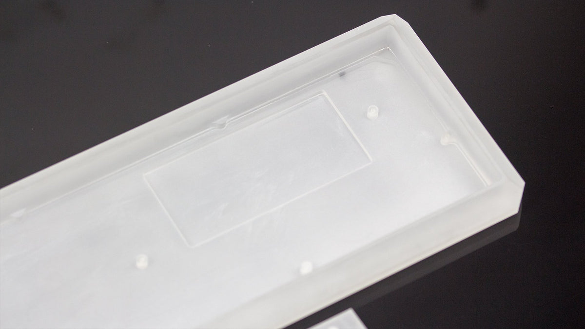 5 Degree Frosted Acrylic 60 Percent Case – Upgrade Keyboards