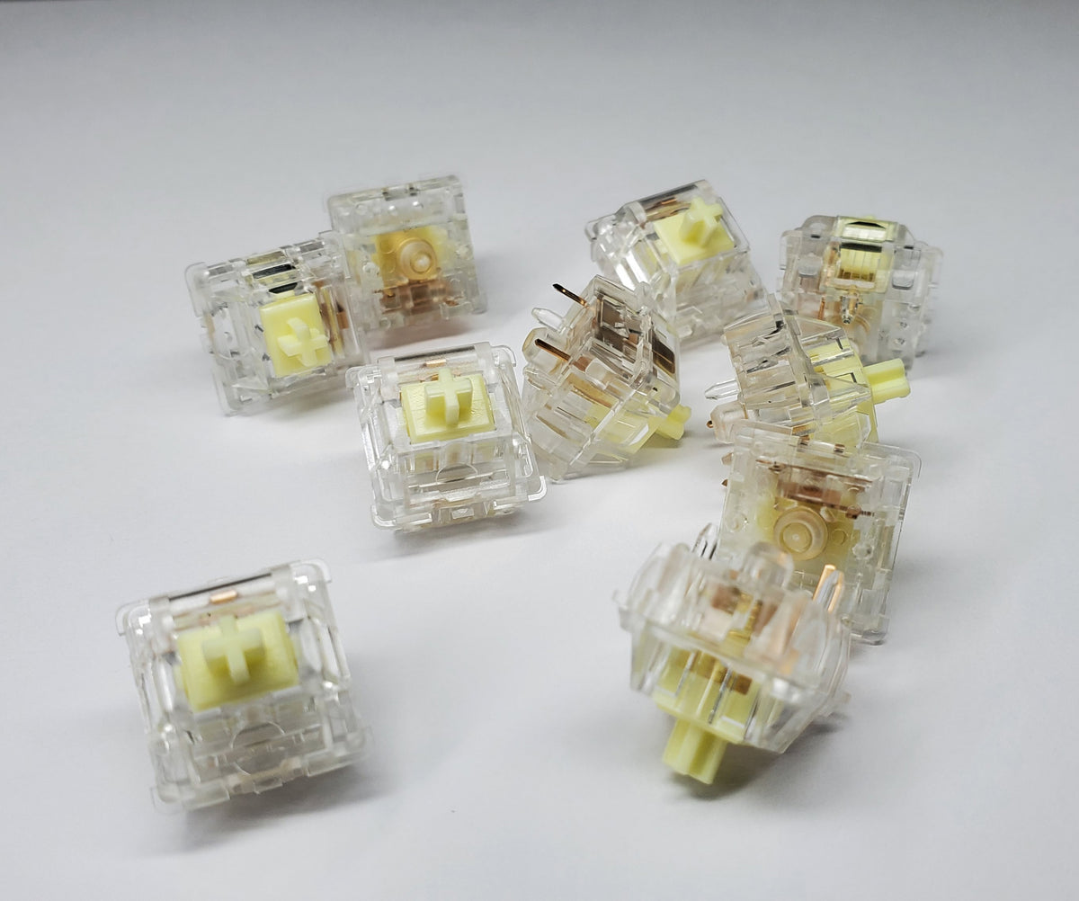 Durock Clear Linear Switches - L1, L2, L3, L4, L5 – Upgrade Keyboards