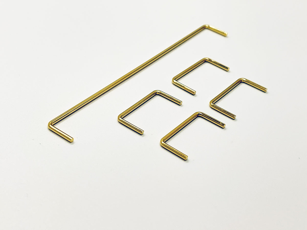 Gold Plated Stabilizer Wire Set – Upgrade Keyboards