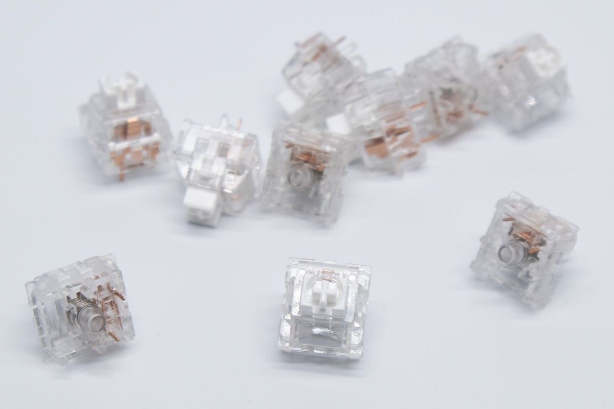 Upgrade Keyboards Crystal Iceberg Enthusiast Switches - DRY