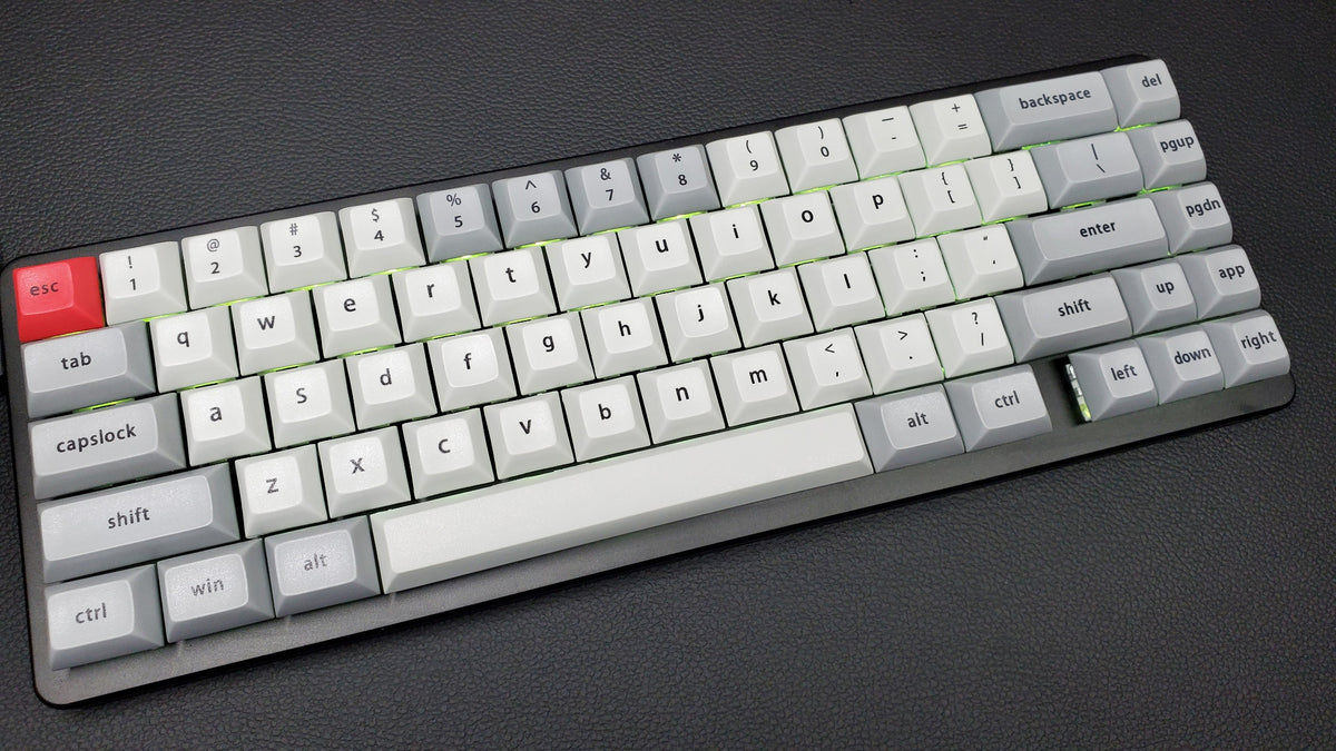 65 Percent Low Profile Aluminum QMK Mechanical Keyboard – Upgrade Keyboards